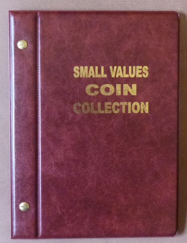 VST COIN ALBUM for 1c,2c,5c,10c COINS 1966 to 2023 MINTAGES shown- RED ...
