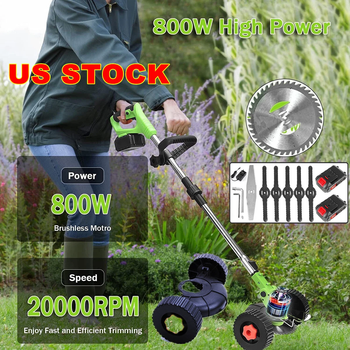 Lawn Trimmers On Wheels