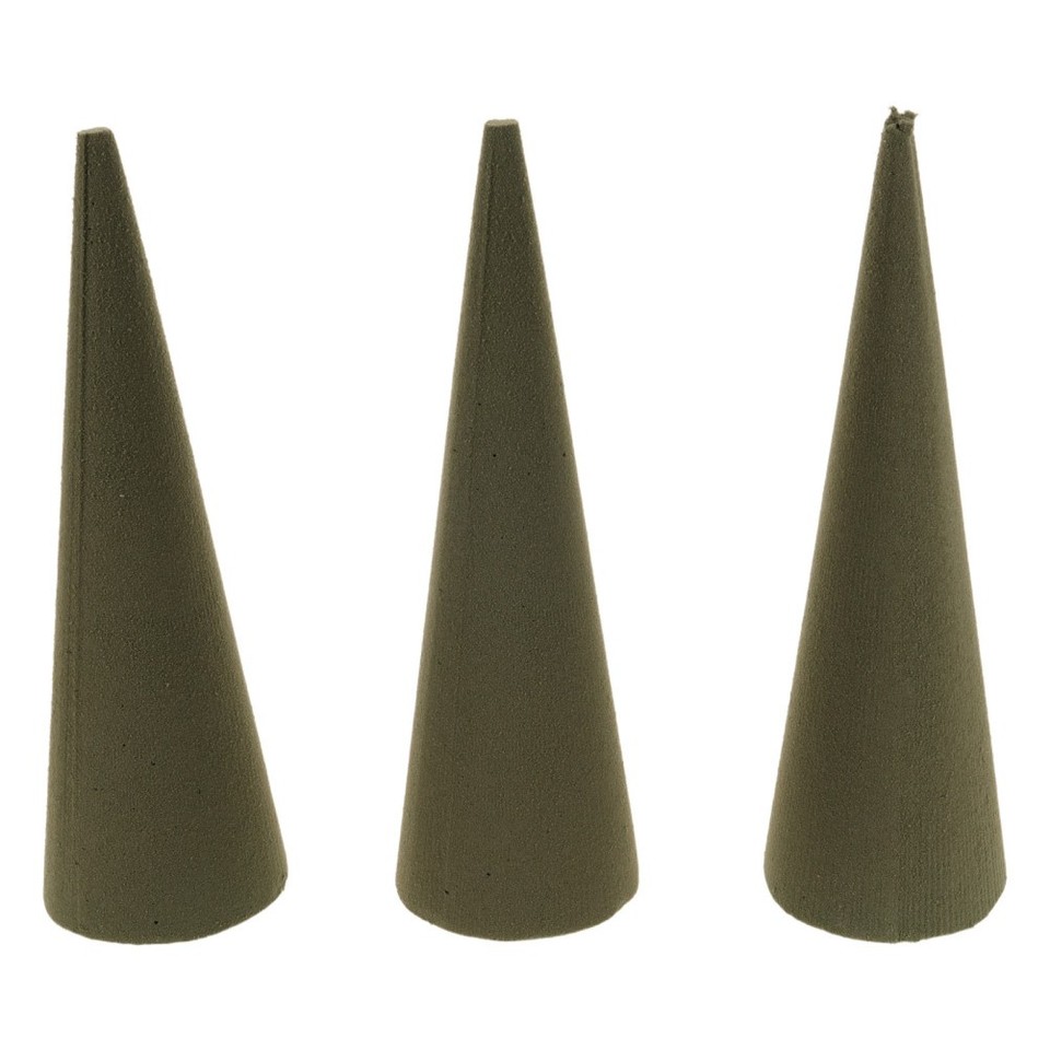 3 Pcs Floral Foam Cones Blocks Arrangement Bricks Birthday Party | eBay ...