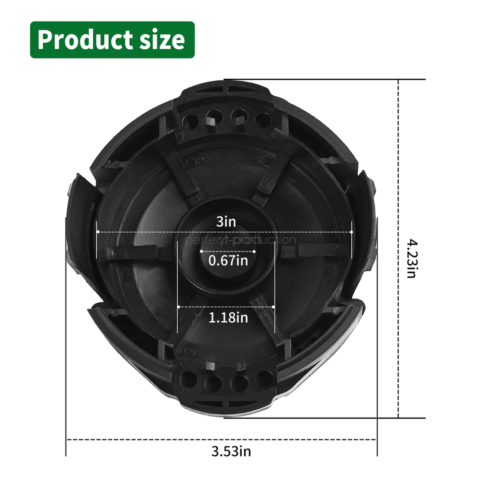 X472000070 For 1 Echo Speed Feed 400 Trimmer Head Cover Cap SRM225 ...