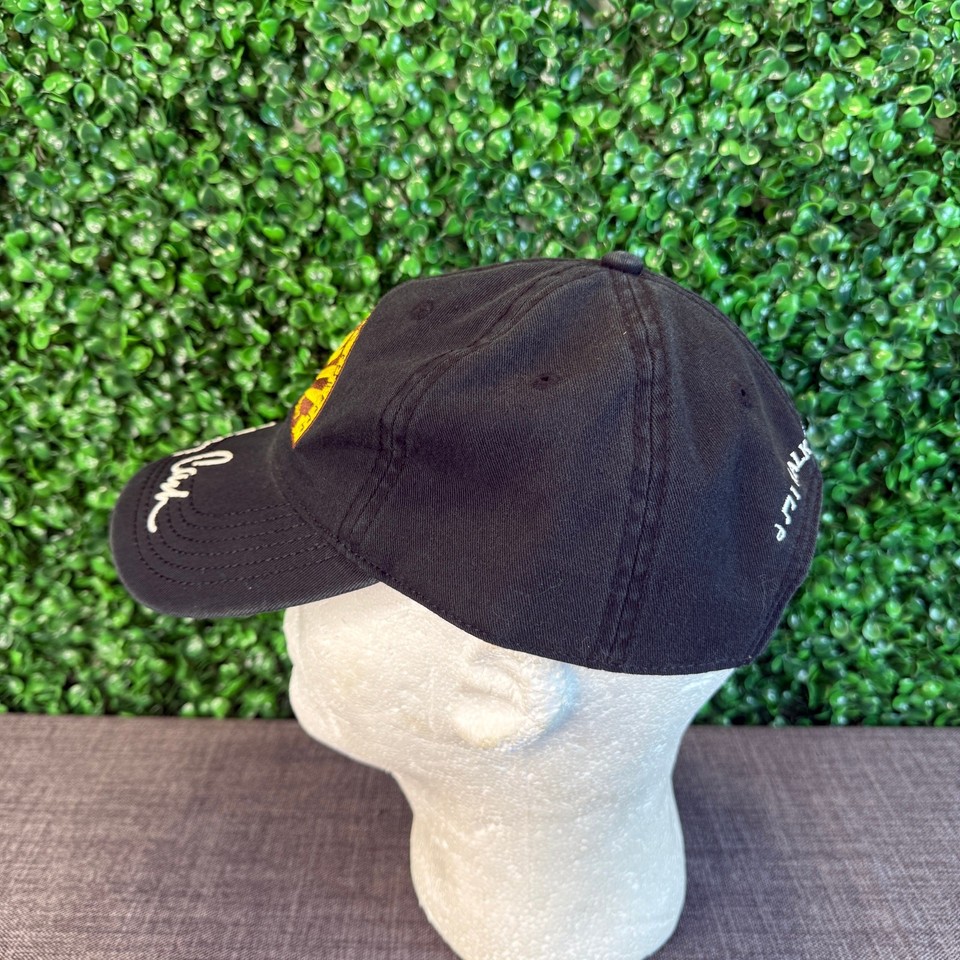 Sun Record Company Black Johnny Cash Signature Baseball Cap Hat Walk ...
