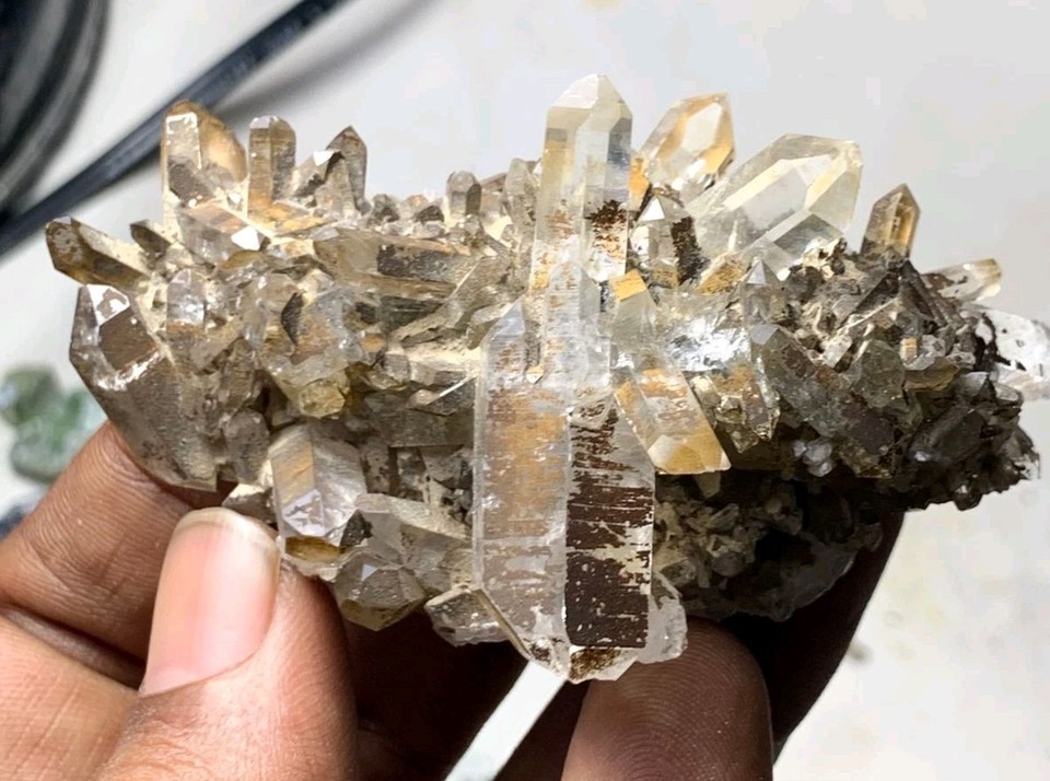 59 Grams Beautiful Quartz Crystal Bunch Specimen From Pakistan | eBay