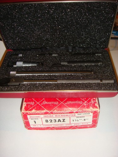 #823 Starrett 1 1/2" - 8" Tubular Inside Micrometer | eBay