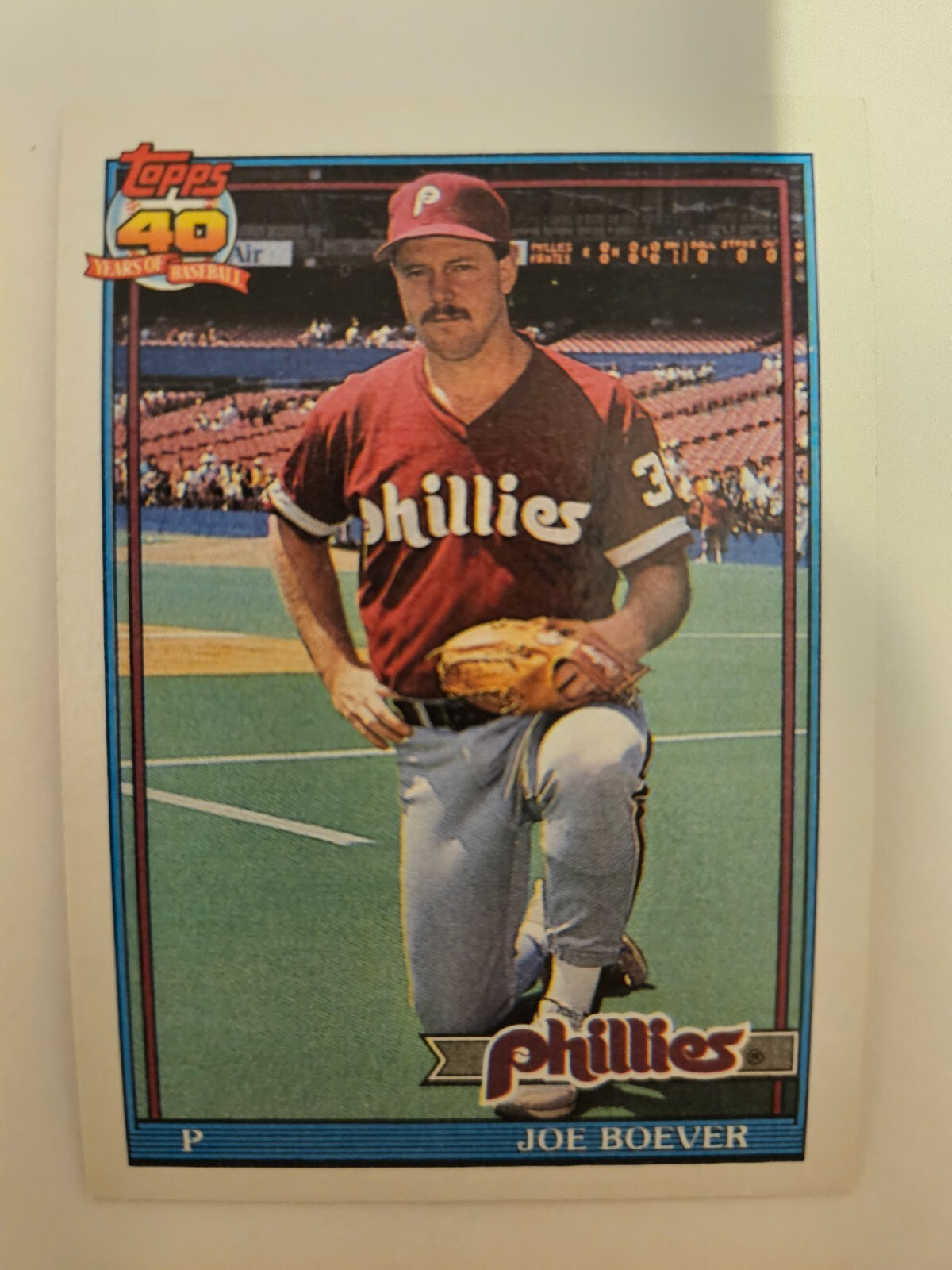 1991 TOPPS JOE BOEVER #159 NM | eBay