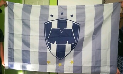 Rayados Monterrey Flag Banner 3x5 ft Nuevo Leon Mexico Futbol Soccer ...
