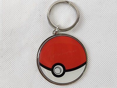 Pokemon Pokeball Keychain Key Chain Metal Key Ring Monster Backpack ...