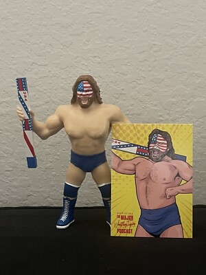 Hacksaw Jim Duggan USA WCS MWFP Major Wrestling Figure Podcast Bendies ...