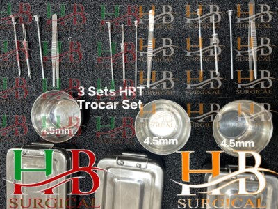 3 HRT Trocar kit 4.5mm 3 kits ,Hormone Replacement Pellet Insertion Kit ...
