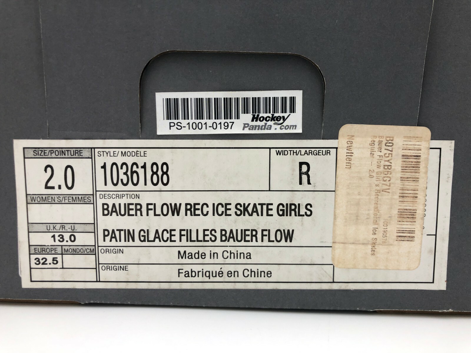 Bauer Flow Recreational Ice Skates (Girls) - Patin Glace | eBay