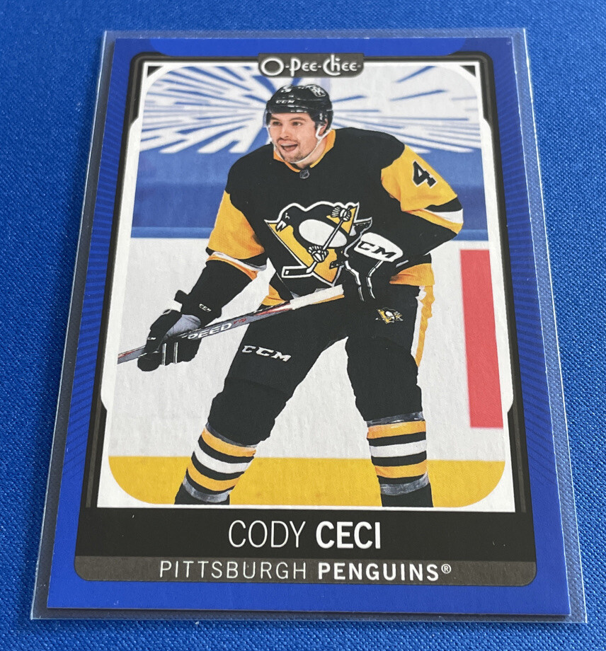 2021-22 O-Pee-Chee - Blue Border #405 Cody Ceci Pittsburgh Penguins | eBay