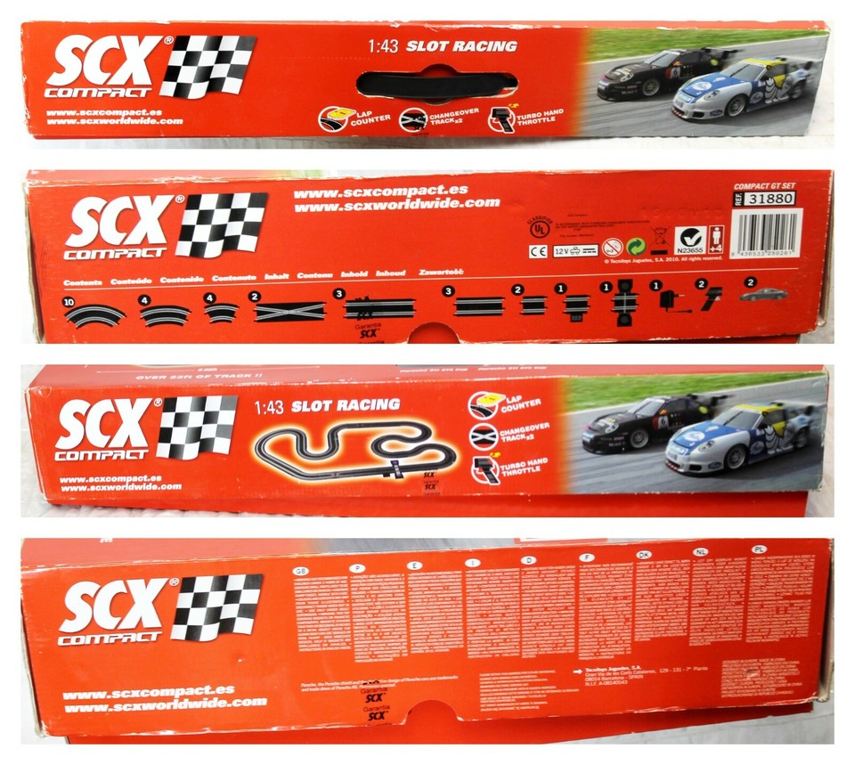 SCX Compact GT Racing Series High Speed Racing Remote Control Cars Slot ...