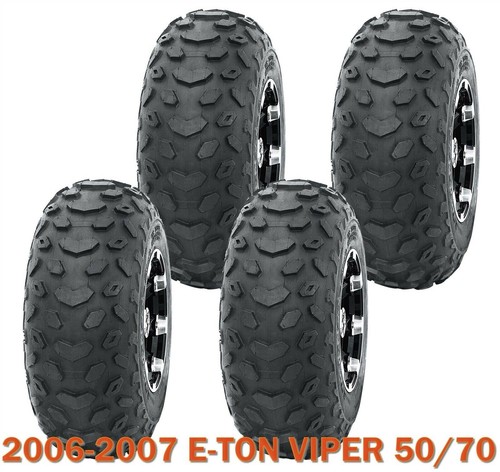 Set 4 WANDA Go Kart Tires 145/70-6 145x70x6 fit for 2006-2007 E-TON ...