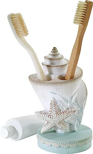 Farmhouse Shell Toothbrush Holder Multicolor 21864386321| eBay