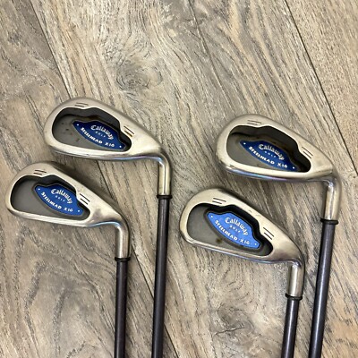 Callaway Steelhead X16 4, 6, 8 9 Irons Graphite System CW75 Regular ...