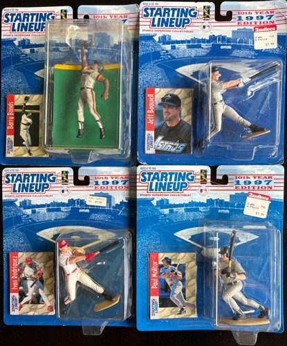 10 figure MLB Starting Lineup Lot - Bonds, Bagwell, McGwire, and more ...