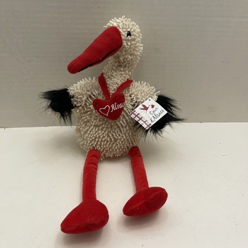 Cigogne The Stork Plush I Love Alsace French Stuffed Animal Coeur D ...