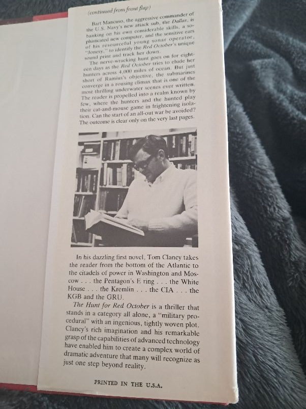 Hardback Book Hunt for Red October | eBay