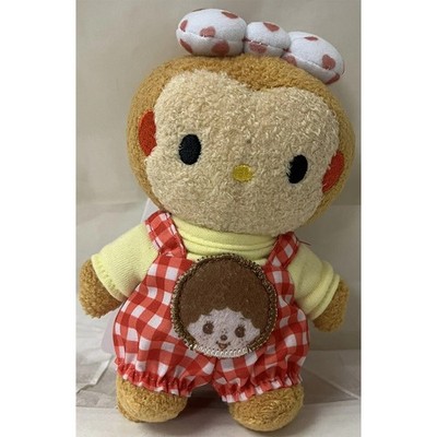 Hello Kitty x Monchhichi Palm Size Plush Tammy Kyugetsu Monchhichi Cute ...