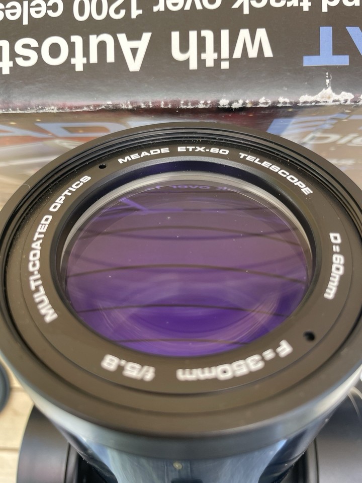 Meade ETX-60 AT Refractor Digital Telescope With Computer Controller ...