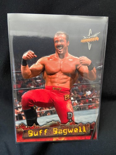 WRESTLING WCW TOPPS EMBOSSED 1999 PROMO CARD BUFF BAGWELL P1 | eBay