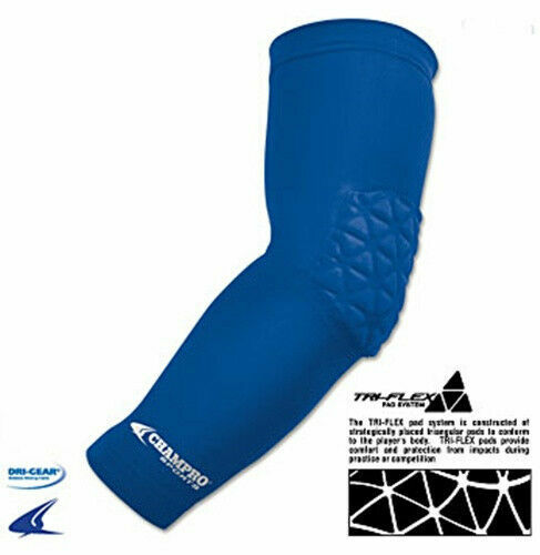 Champro FCAP Arm Sleeve Tri-Flex Elbow Pad Football Basketball Baseball ...