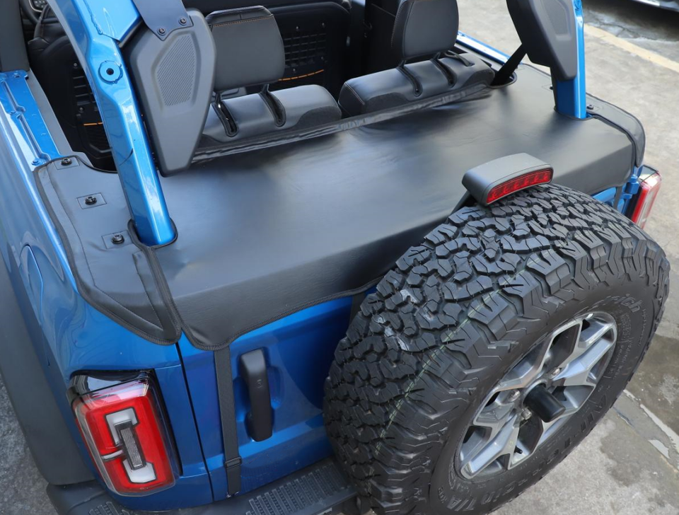 Leather Rear Cargo Trunk Luggage Shield Shade Cover For Ford Bronco ...