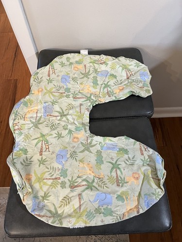 Boppy Nursing Pillow Cover Baby Safari Elephant Zoo Neutral Colors | eBay