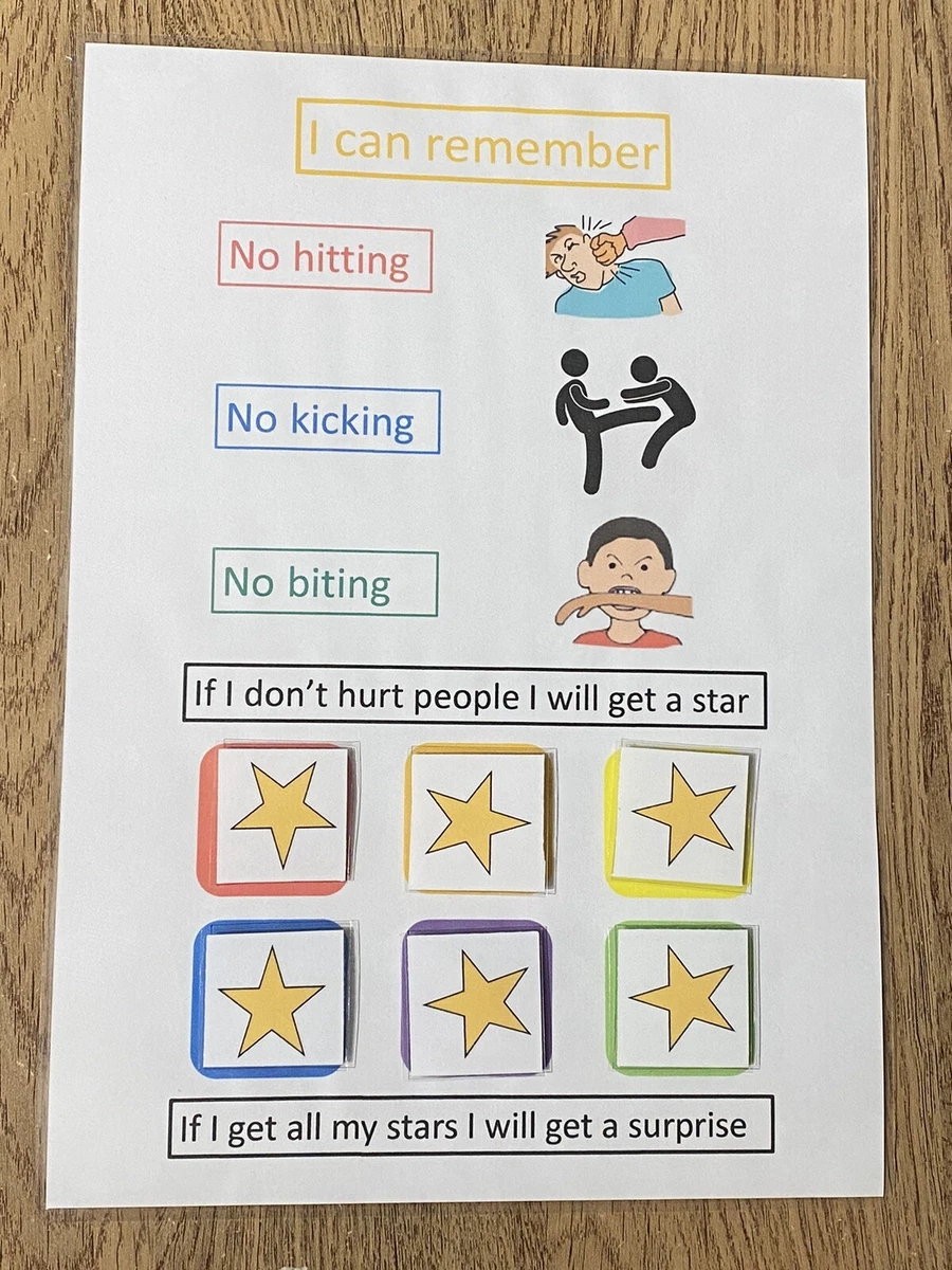 No Hitting Sign For Kids
