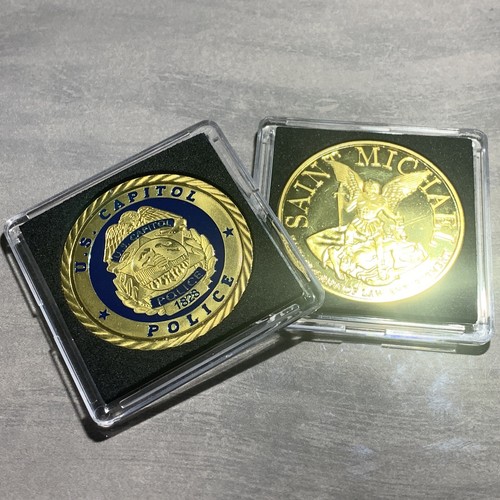 UNITED STATES US CAPITOL POLICE-Washington DC Challenge Coin St Michael ...