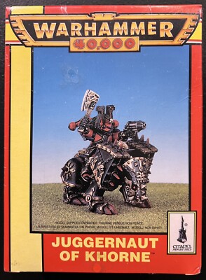 Warhammer 40K Chaos Space Marine Juggernaut Of Khorne (1996) Sealed ...