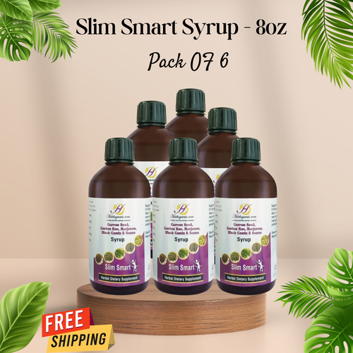 Women, Men Slim Smart Syrup for Weight Loss and Appetite Control 8oz ...