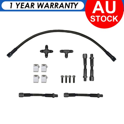 For LS Cylinder Head Coolant Steam 4 Port Crossover Hose Kit 4.8 5.3 5. ...