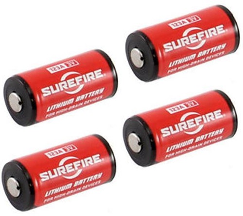 SureFire 123 cr123 CR123A SF123A 3-Volt Lithium Battery (4-pack) | eBay