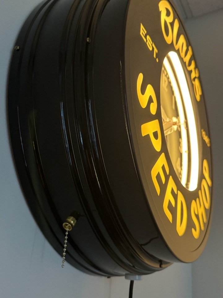 22” Glo Dial Neon Advertising Clock | eBay