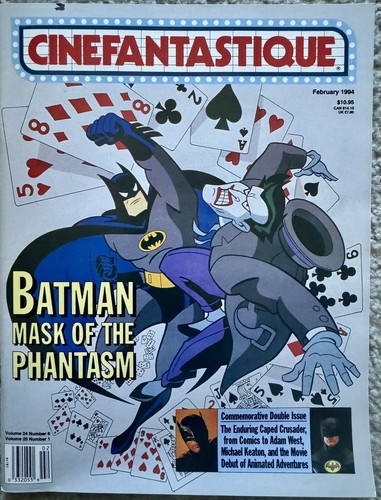 Cinefantastique 1994 BATMAN ANIMATED SERIES 42 PGS, BATMAN 60'S SERIES ...
