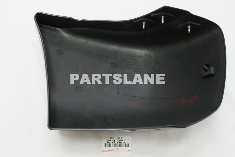 Toyota Land Cruiser 1995-97 OEM Front Left Bumper Extension Pad Cap ...