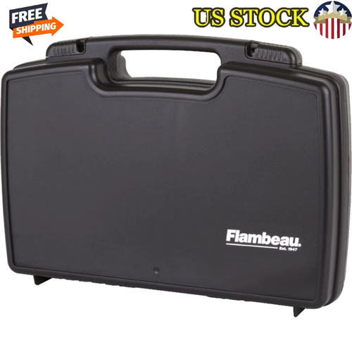 Black 17" Waterproof Plastic Pistol Case for Outdoor Gun Storage Safe ...