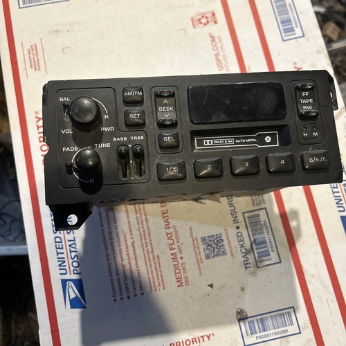 Chrysler Dodge Ram Jeep AM/FM Factory Radio w/ Cassette Player ...