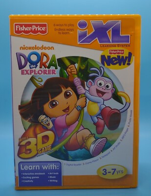 IXL Learning System Fisher Price Dora the Explorer CD ROM Game UNTESTED ...