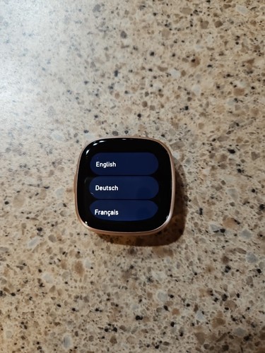 Rose Gold fitbit versa 4 pebble only brand new | eBay