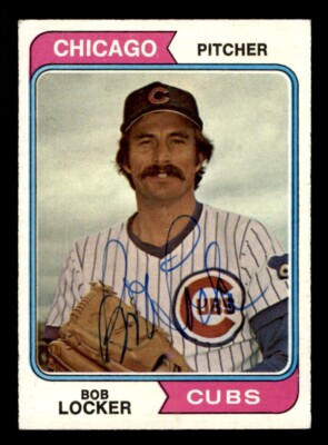 1974 Topps Baseball #62 Bob Locker Signed Autograph (no COA) | eBay