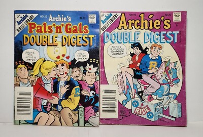 2-Archie's Double Digest Magazines Archie Digest Library NO. 10 & 76 | eBay