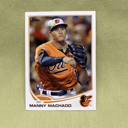 2013 Topps MANNY MACHADO Baltimore Orioles Baseball Card #70 ROOKIE MT🔥 ...