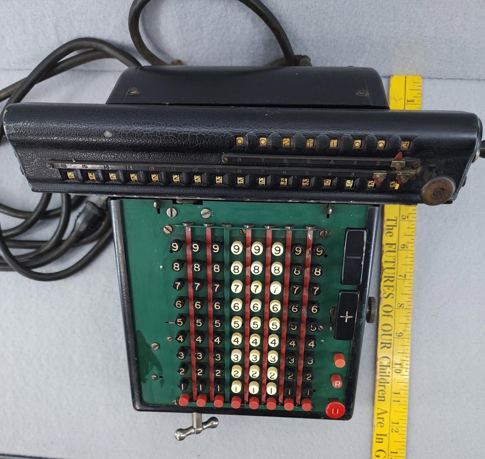 Monroe High-Speed Adding Calculator Vintage Powers On Works Adding ...