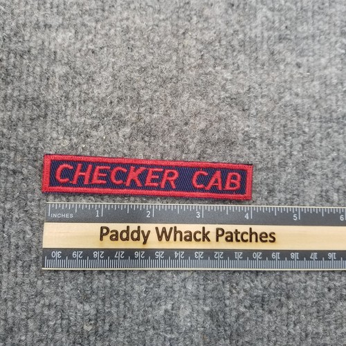 Vintage Checker Cab Patch 70s 80s Taxi Tab AB6 | eBay