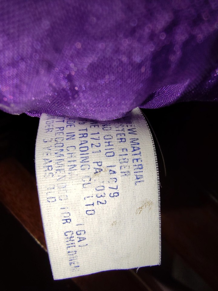 90s Frankenstein Puffalump Like Nylon Monster Halloween Stuffed Animal ...