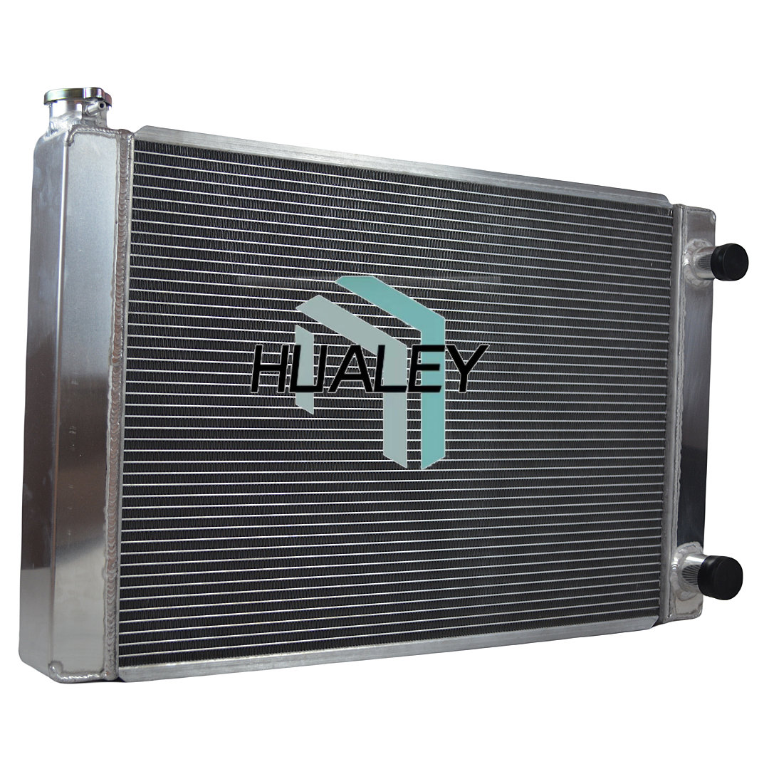 3 Row Dual Pass Universal Crossflow 26" Core Aluminum Radiator #UN26-DP ...