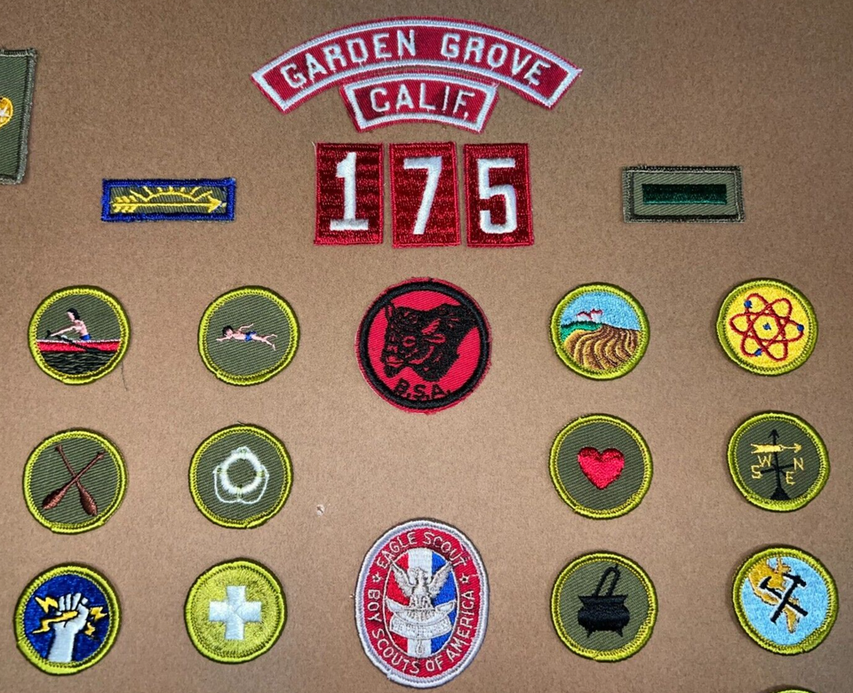 40+ Vintage Boy Scouts BSA Merit Badges and Patches circa 1950s & 1960s ...