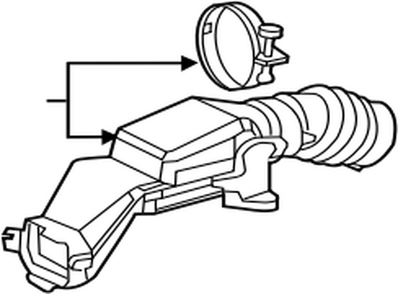 17752-37121 Toyota Inlet, air cleaner, no.2 1775237121, New Genuine OEM ...