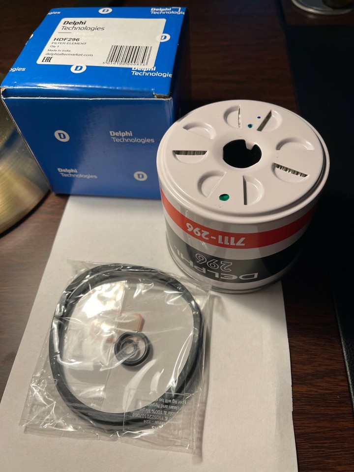 GENUINE Delphi 7111-296 Diesel Fuel Filter HDF296 HDF 296 CAV QUALITY ...